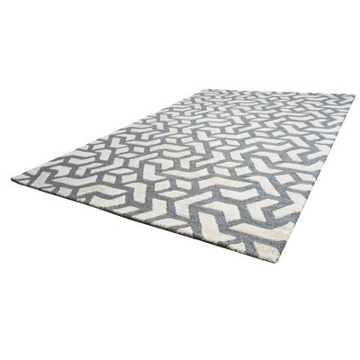 7'10"x10' Sienna Transitional Geometric Rug Dark Blue - Balta Rugs : Target