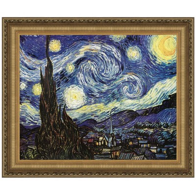 Design Toscano Starry Night, 1889: Canvas Replica Painting: Small : Target