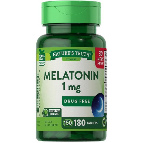 Nature's Truth Melatonin 1mg | 180 Tablets : Target