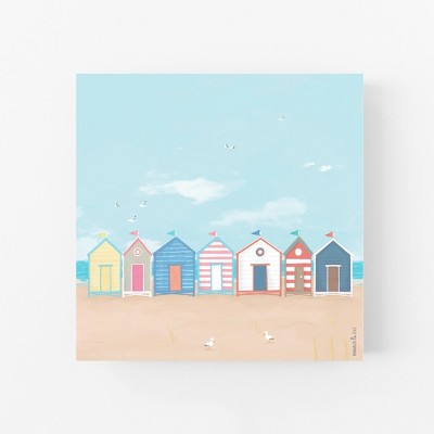 Rainbow Heart 6" X 6" Square Love Notepad By Ramus & Co (100 ...
