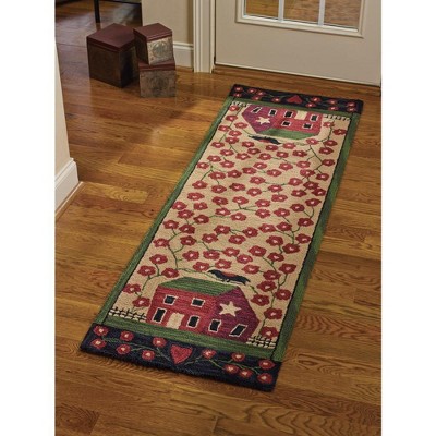 Park Designs Wilderness Canoe Hooked Rug Runner 2' X 6' : Target
