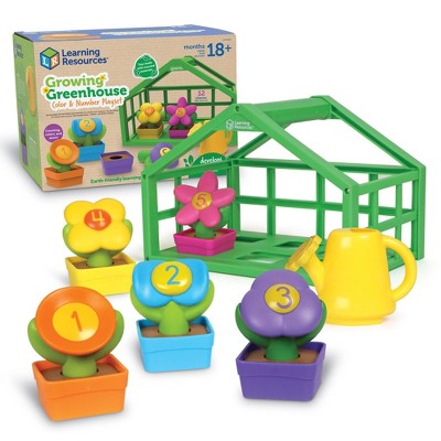 Learning Resources Growing Greenhouse Color And Number Playset : Target