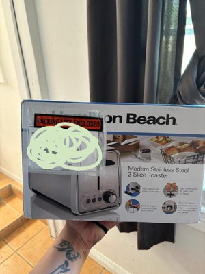 Hamilton Beach Modern Chrome 2-slice Toaster - 22785: Stainless Steel ...