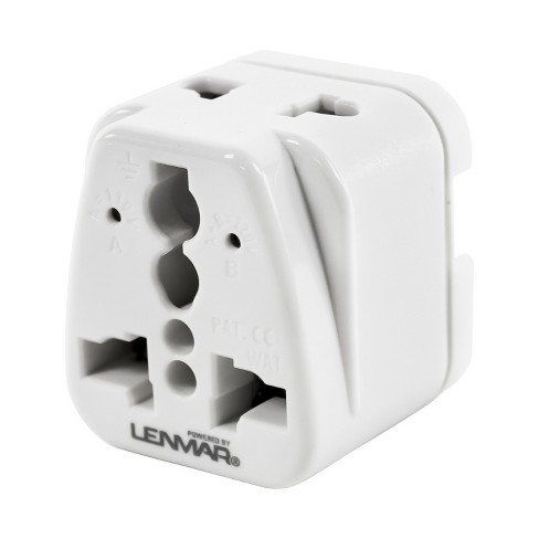 Lenmar Travelite Ultracompact All-in-one Travel Adapter In White : Target