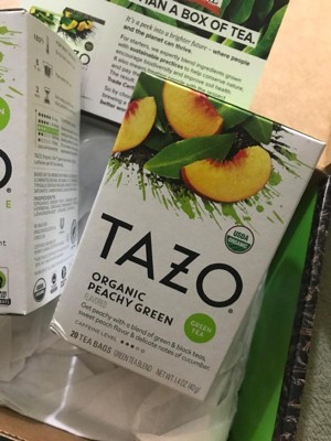 Tazo Organic Peachy Green Tea - 20ct/1.4oz : Target