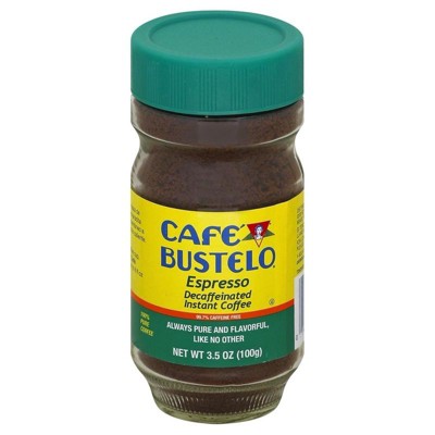 Cafe Bustelo Decaffeinated Instant Espresso Roast Dark Roast Ground ...