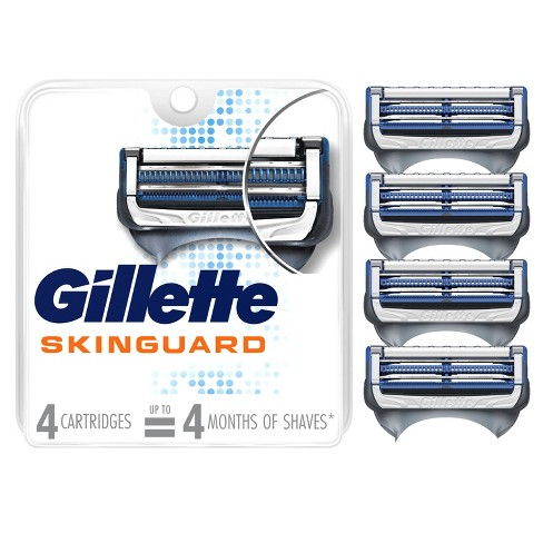Gillette Skinguard Men's Razor Blade Refills - 4ct : Target