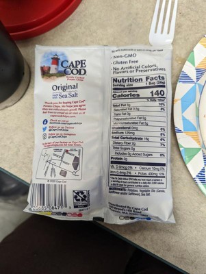 Cape Cod Potato Chips Original Kettle Chips Snacks - 10ct : Target