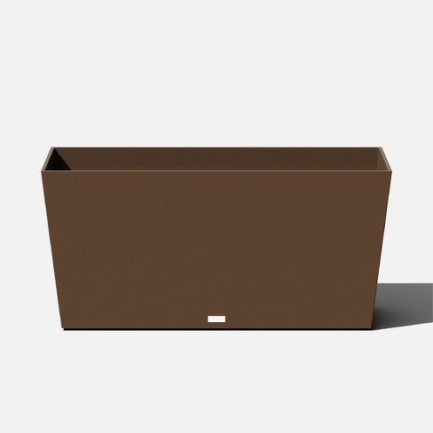 Veradek Pure Series Midori 39" Plastic Planter - Espresso : Target