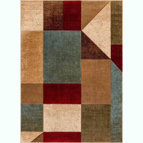 Well Woven Good Vibes Marcia Multi Color 7'10" X 9'10" Modern Area Rug ...