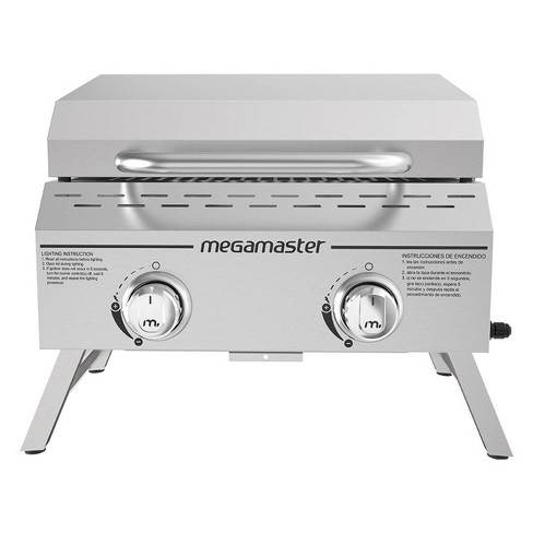 Megamaster 2-burner Portable Stainless Steel Tabletop 16000 Btu Gas ...