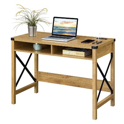 HomeStock 30 in.H Black Color Particle Board Computer Desks with Open ...