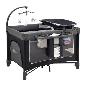 Etokfoks Magic Fold Playard 1 Step Setup Portable Baby Playard with ...