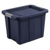 Sterilite Tuff1 Latching 30 Gal Plastic Storage Tote Container And Lid ...