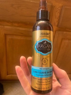 Hask Argan Oil Conditions & Detangles Leave-in Spray - 6 Fl Oz : Target