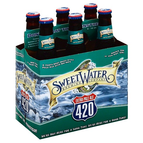 Sweetwater 420 Extra Pale Ale Beer - 6pk/12 Fl Oz Cans : Target