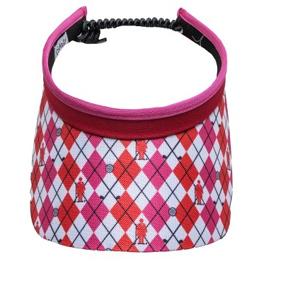 Glove It Women's Bling Crystal Coil Visor, Pink : Target