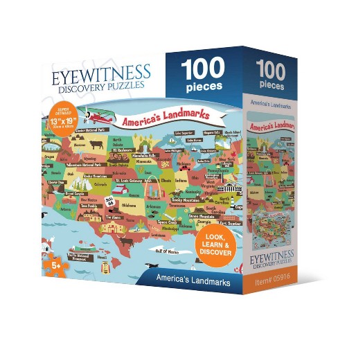 Eyewitness Discovery Puzzle - America's Landmarks 100pc : Target