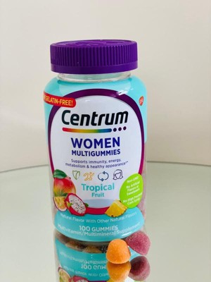 Centrum Women's Multivitamin Gummies - Tropical Fruit - 100ct : Target