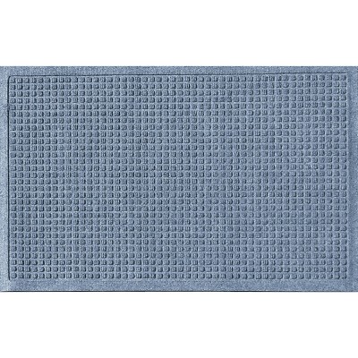 2'x3' Colorstar Sketch Plaid Door Mat Blue - Bungalow Flooring: Indoor ...
