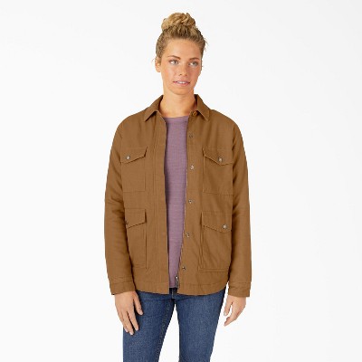 Women's Zip Up High Pile Fleece Vest S Camel -white Mark : Target