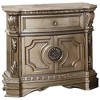 30" Northville Nightstand With Storage, Carved Feet & Metal Glides ...