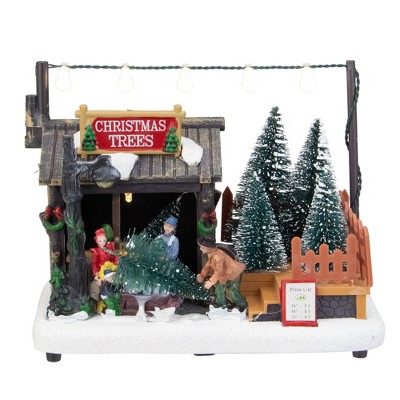 Northlight 6" Led Lighted Snowy Church Christmas Village Display Piece ...