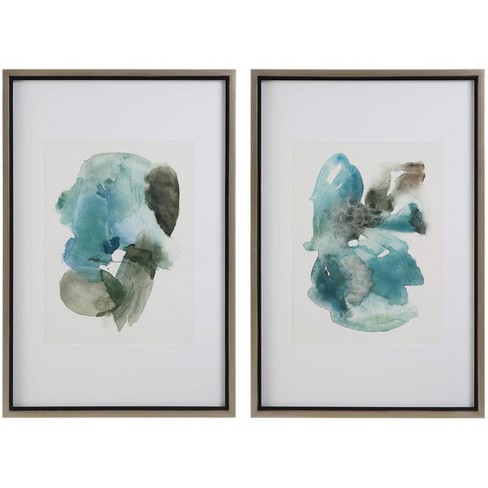 Uttermost Blueprints 40" High 2-piece Framed Wall Art Set : Target