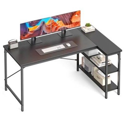 NAYSAYE Office Desk Reversible Storage Rack Workstation Modern Multi ...