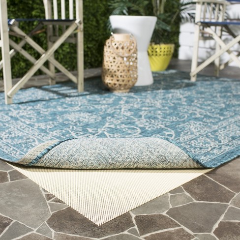 Outdoor Pad Pad140 Power Loomed Indoor/outdoor Rug Pad - Creme - 4' X 6 ...