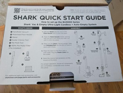 Shark Clean & Empty Cordless Stick Vacuum & Auto-empty System With ...