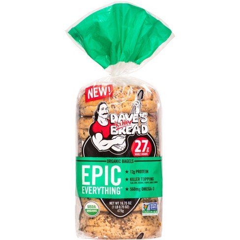 Dave's Killer Bread Epic Everything Organic Bagels - 16.75oz : Target