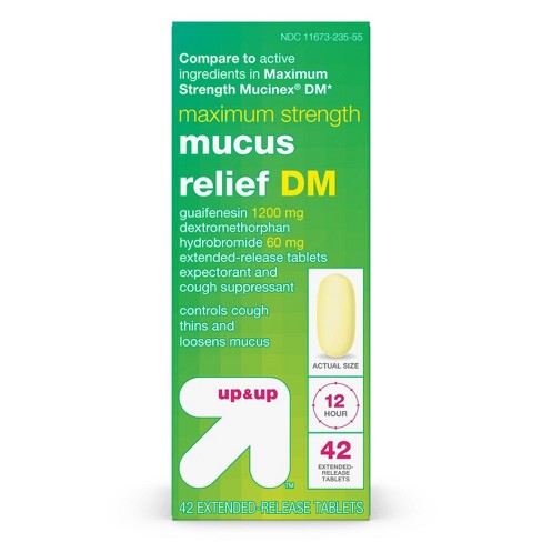 Maximum Strength Mucus Relief Dm Tablets - 42ct - Up&up™ : Target
