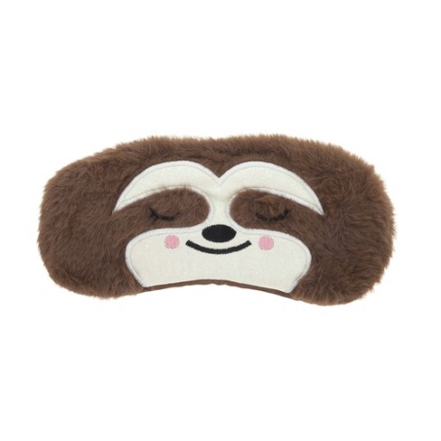 Unique Bargains Durable Sloth Eye Mask Coffee Color 1 Pc : Target