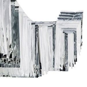 12 Ft. Silver Metallic Foil & Tissue Paper Ceiling Decoration : Target