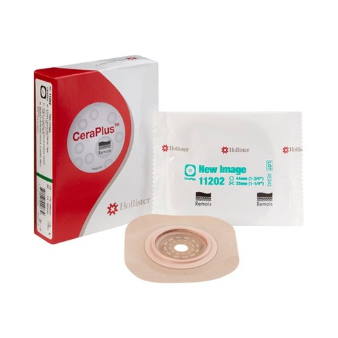 New Image Ceraplus Ostomy Barrier, Adhesive, 1 1/4" Opening, 5 Count ...