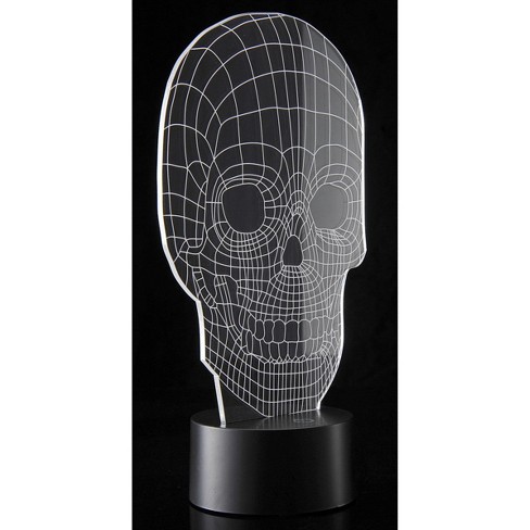 Link 3d Skull Lighting Laser Cut Precision Multi Colored Led Night ...