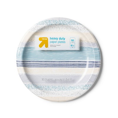 Textured Stripe Paper Plates - Up & Up™ : Target