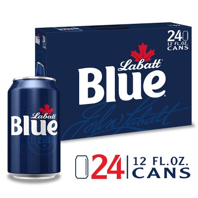 Labatt Blue Canadian Pilsener Beer - 24pk/12 Fl Oz Cans : Target