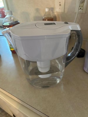 Brita Water Filter 10-cup Tahoe Water Pitcher Dispenser - White: Easy ...