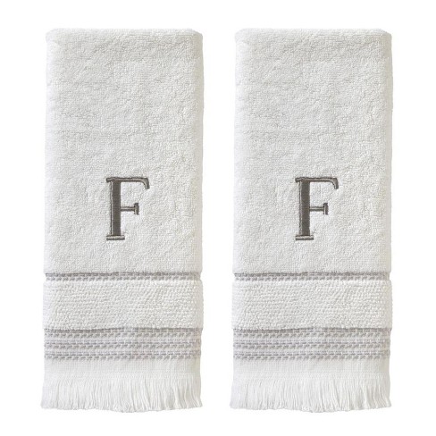 Skl Home By Saturday Knight Ltd Casual Monogram Hand Towel Set F - 2 ...