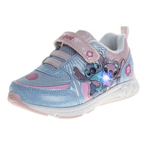 Disney Stitch And Angel Girls Hook And Loop Pull Tab Light Up Fashion ...