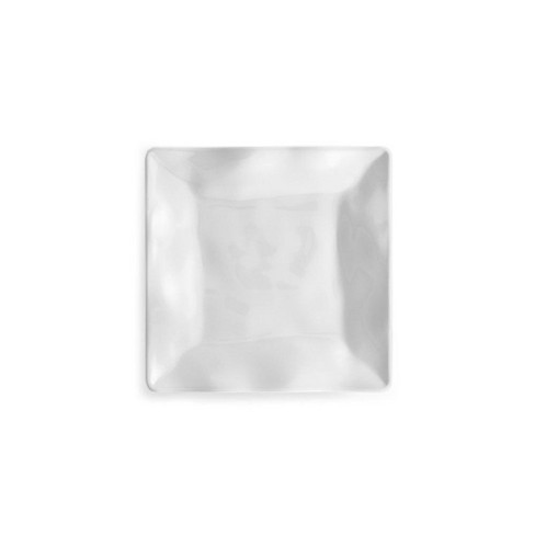 Q Home | Ruffle 5.5" Melamine Square Canapé Plate, Set Of 4 : Target