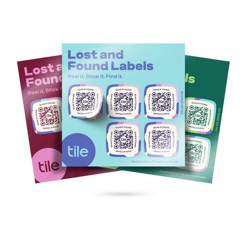 Tile Lost And Found Labels - 15pk : Target