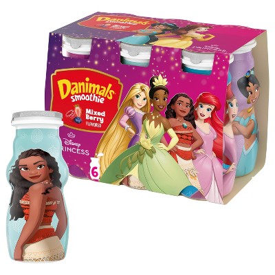 Danimals Mixed Berry Kids' Smoothies - 6ct/3.1 Fl Oz Bottles : Target