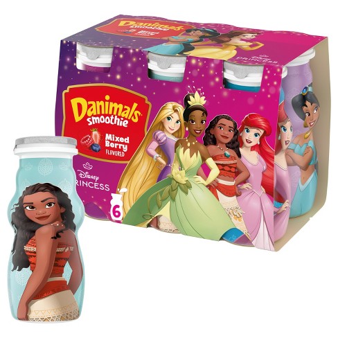 Danimals Mixed Berry Kids' Smoothies - 6ct/3.1 Fl Oz Bottles : Target