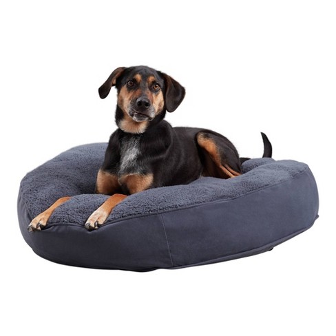 Kensington Garden Scout Deluxe Cozy High Pile Fleece Round Pillow Dog ...