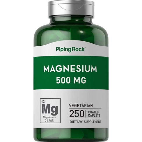 Piping Rock Magnesium Oxide 500 Mg | 250 Caplets : Target