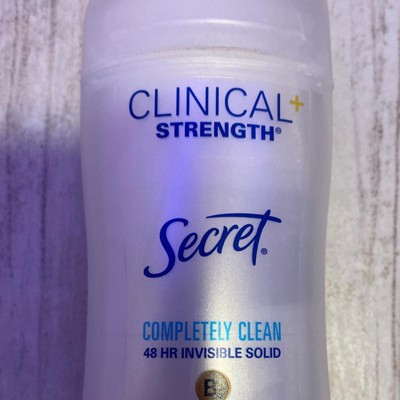Secret Clinical Strength Invisible Solid Antiperspirant And Deodorant ...
