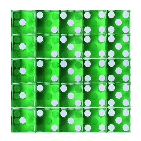 25-pack 19mm Green Dice Set : Target